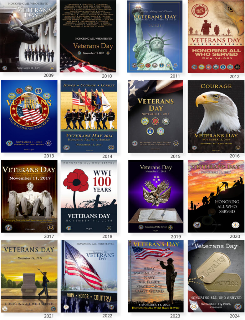 1978-2024 Commemorative Veterans Day Posters | Homeland Magazine